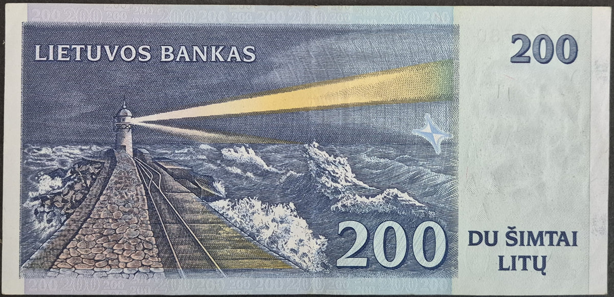 Lithuania 200 Litu Banknote – Coinpeeps