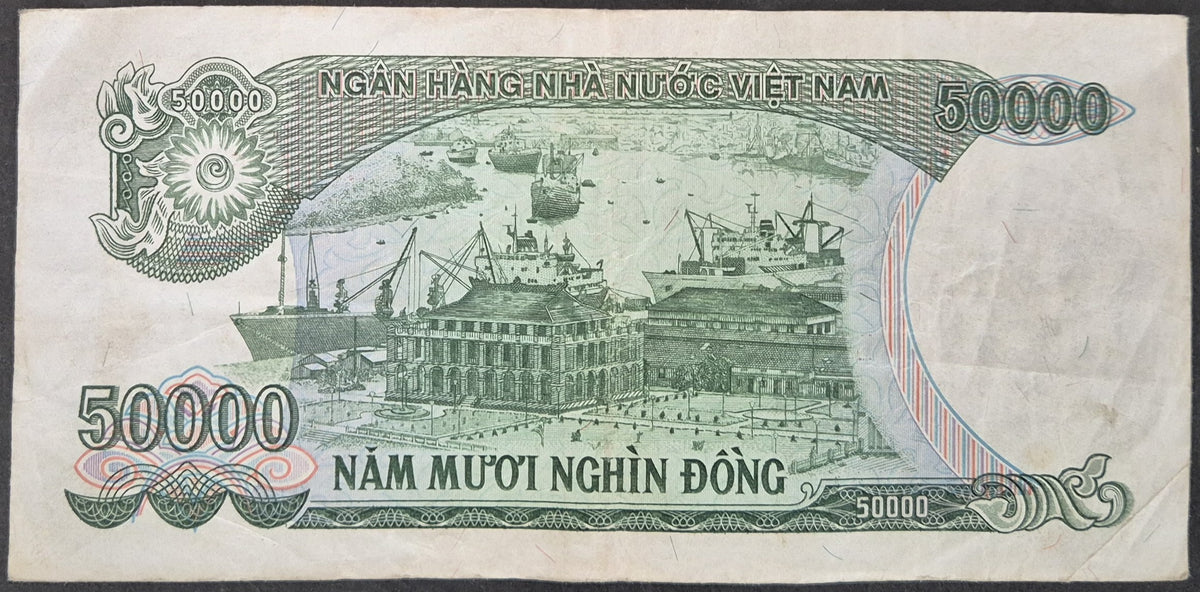 Vietnam 50,000 Dong Paper Banknote – Coinpeeps