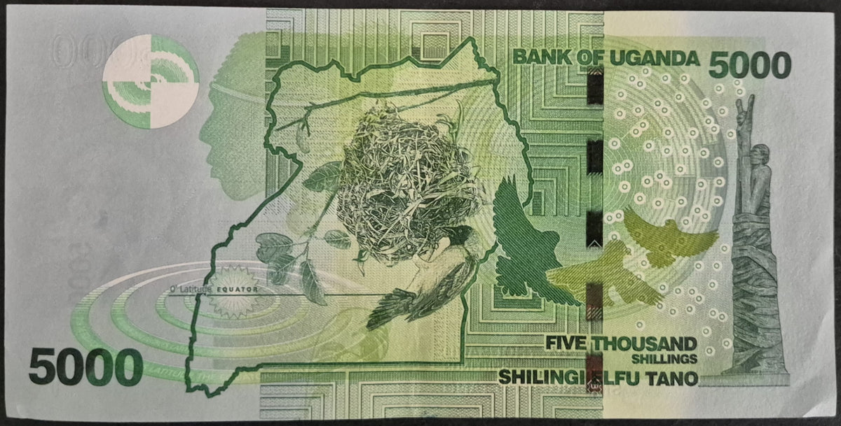Uganda 5000 Shillings Banknote – Coinpeeps
