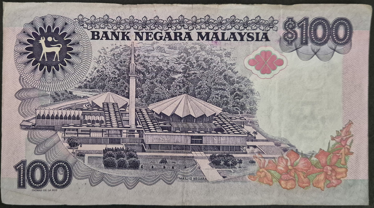Malaysia 100 Ringgit Banknote – Coinpeeps