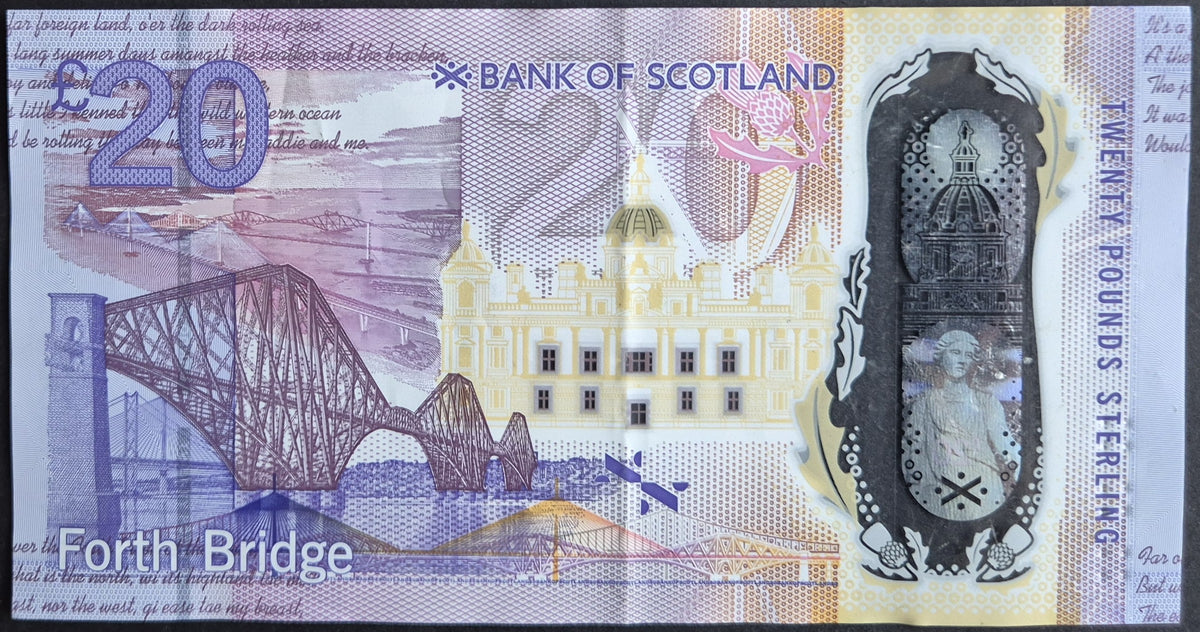Scotland 20 Pounds Banknote Bank of Scotland 2021 – Coinpeeps