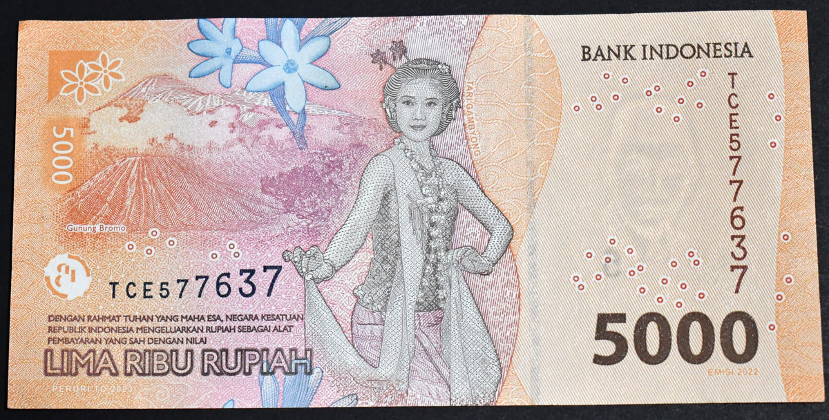 Indonesia 5,000 Rupiah Banknote – Coinpeeps