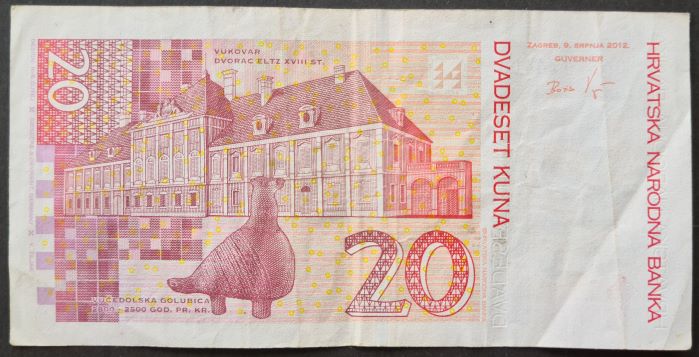 Croatia 20 Kuna Banknote – Coinpeeps