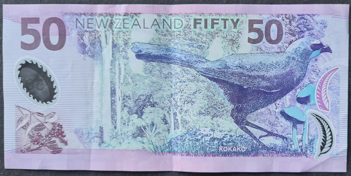 New Zealand 50 Dollar Polymer Banknote – Coinpeeps