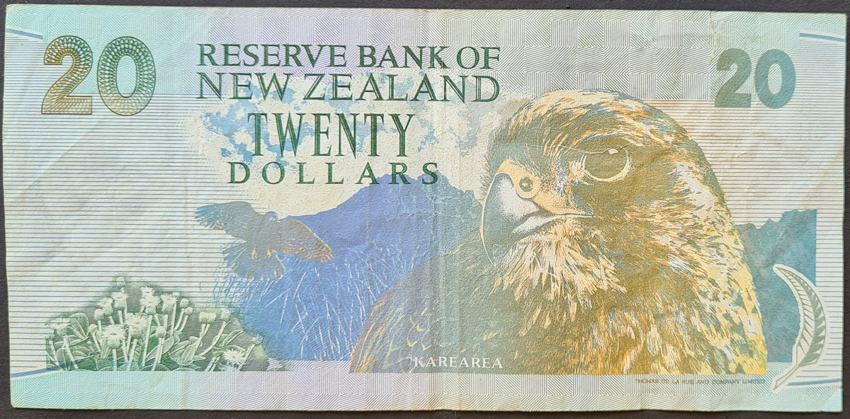 New Zealand 20 Dollar Paper Banknote – Coinpeeps