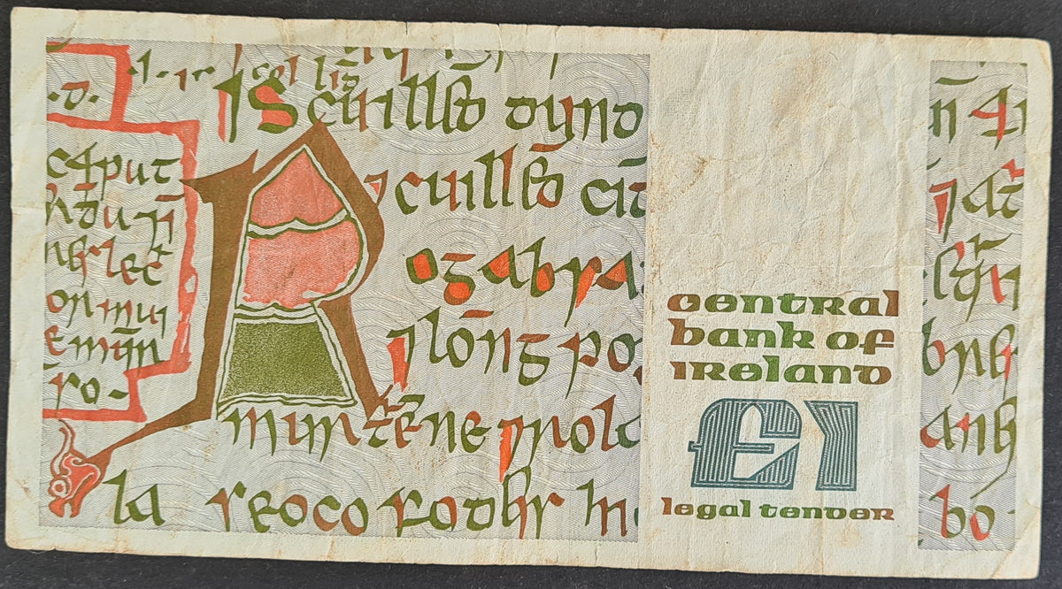 Republic of Ireland 1 Pound Banknote – Coinpeeps