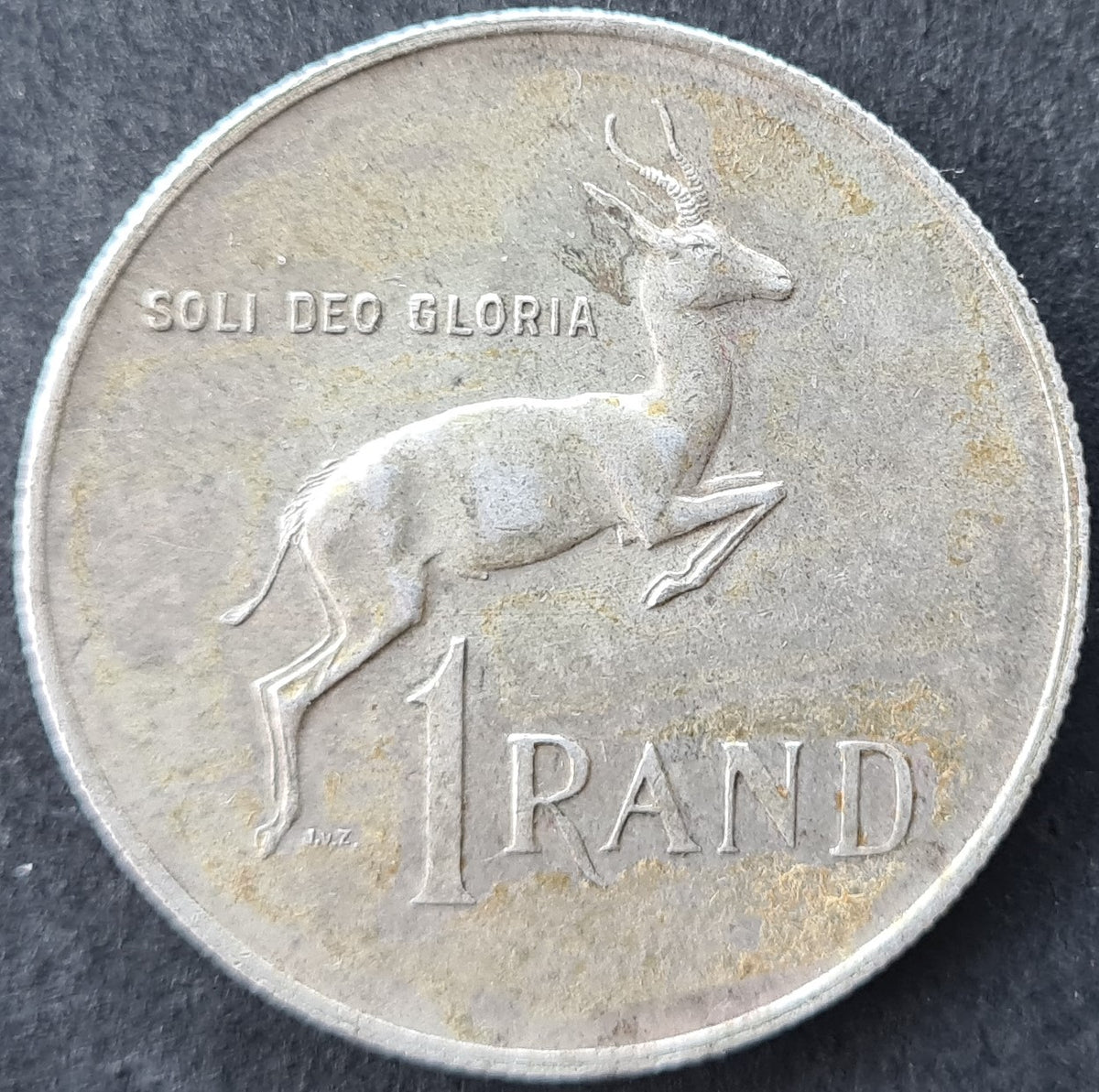 South Africa 1967 One Rand Silver Coin – Coinpeeps