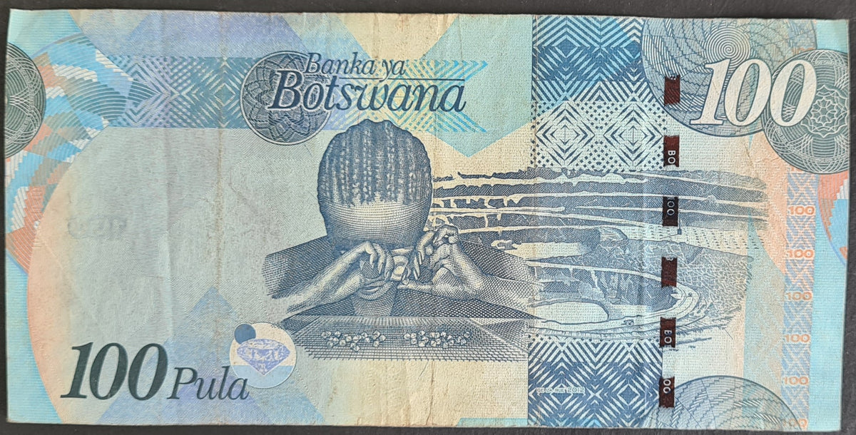 Botswana 100 Pula Banknote – Coinpeeps