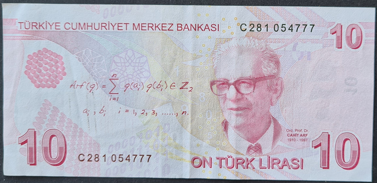Turkey 10 Lira Banknote – Coinpeeps