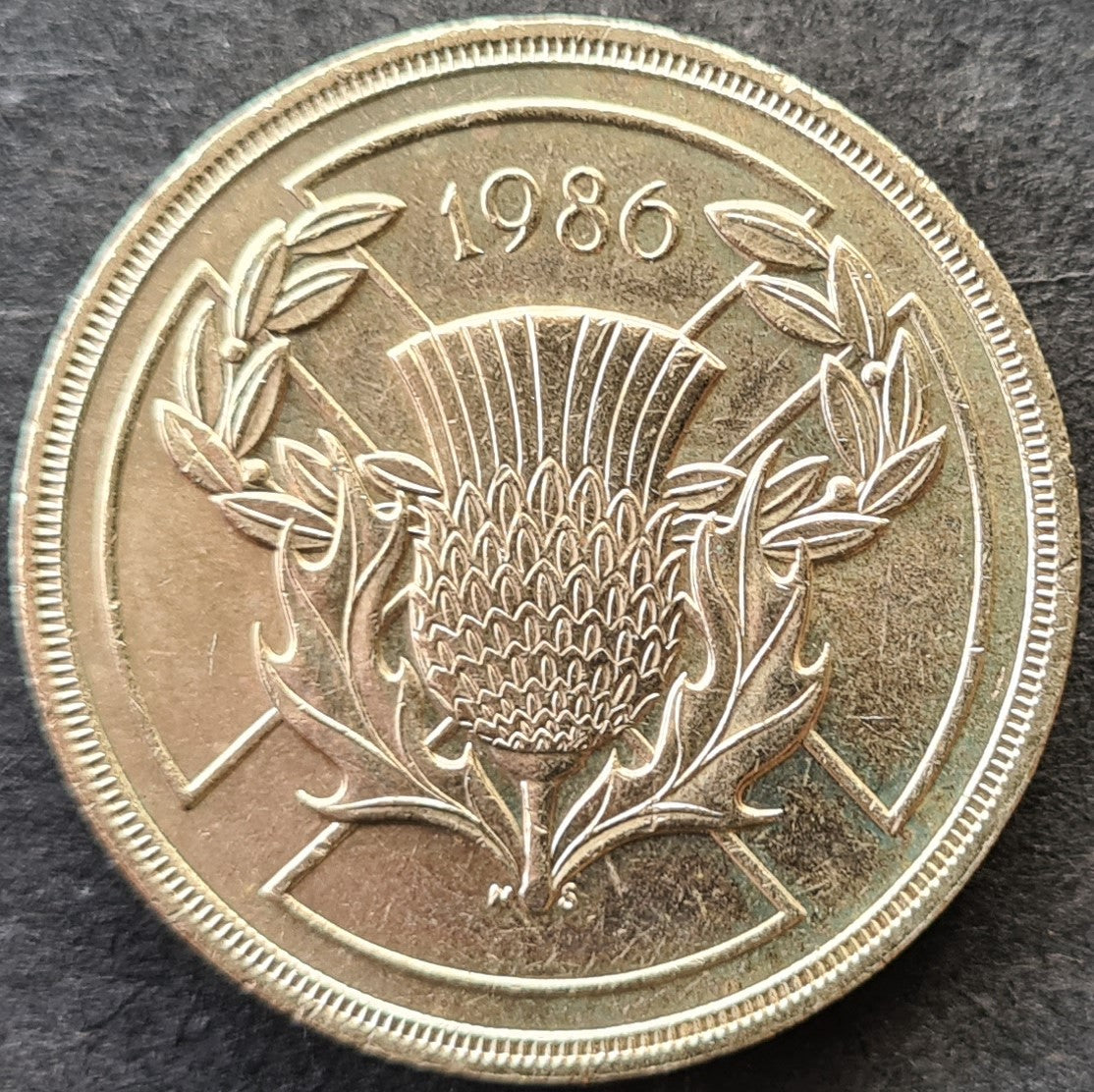 1986 United Kingdom Two Pound Coin – Coinpeeps