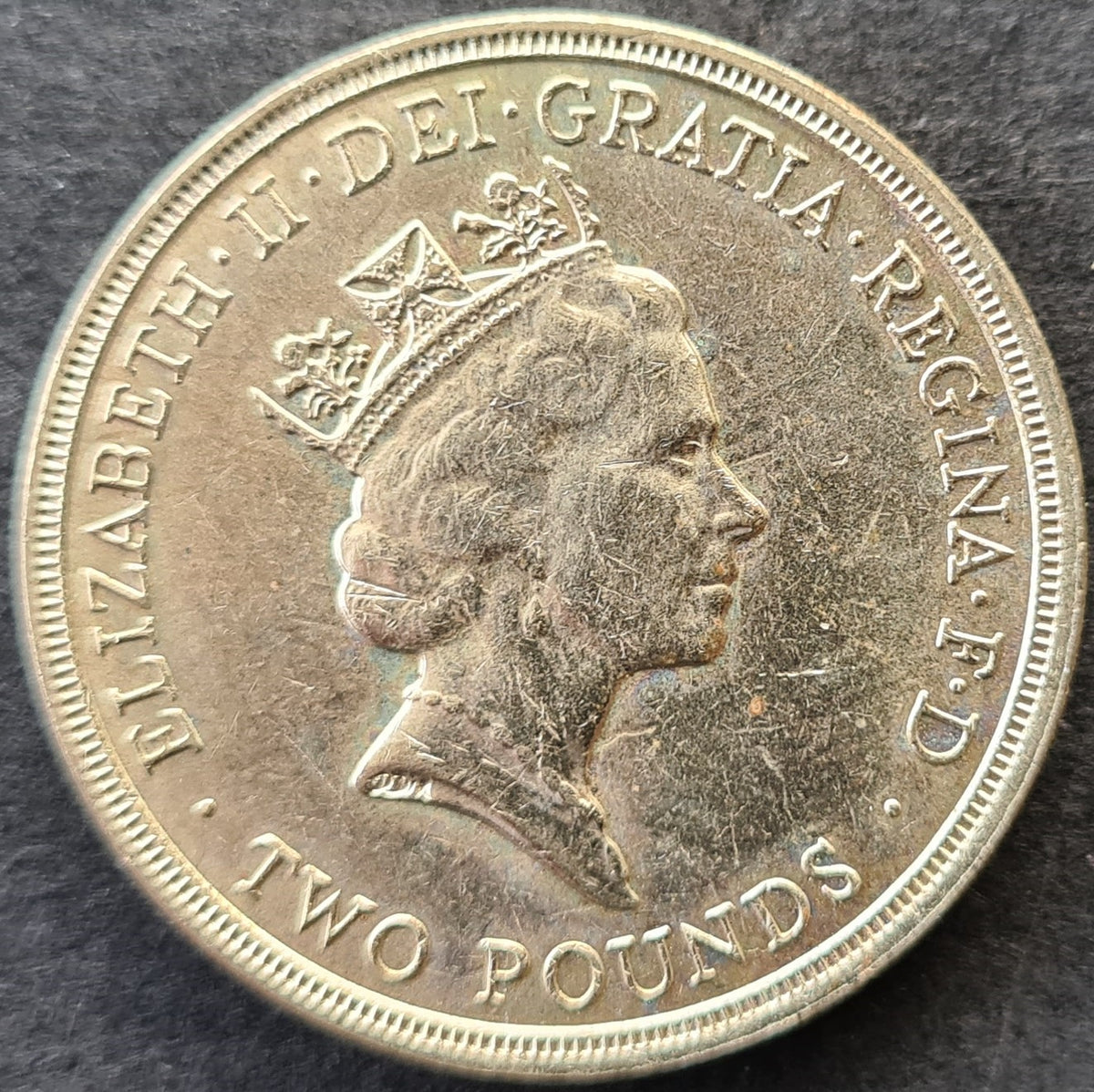 1986 United Kingdom Two Pound Coin – Coinpeeps