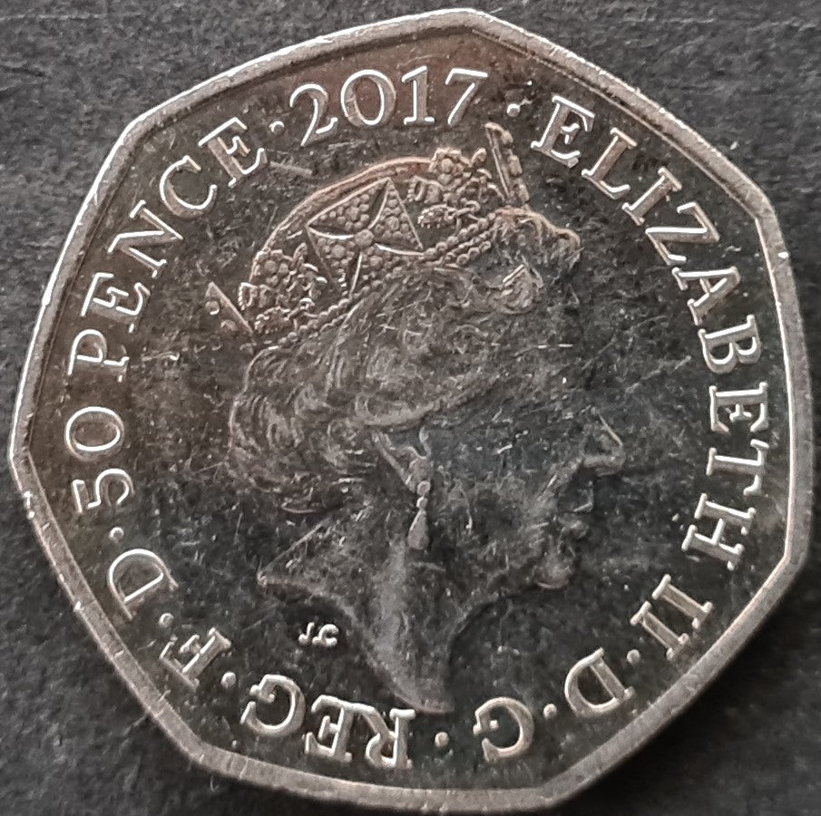 England 50 Pence Coin 2017 (Tom Kitten - Beatrix Potter ) – Coinpeeps