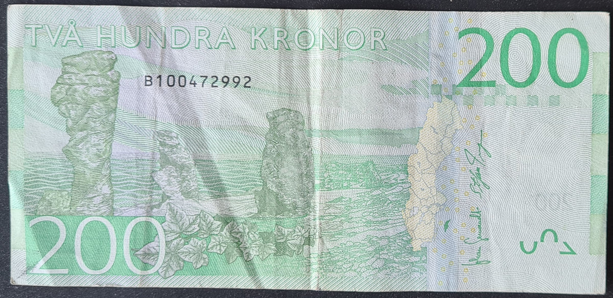 Sweden 200 Kronor Banknote – Coinpeeps