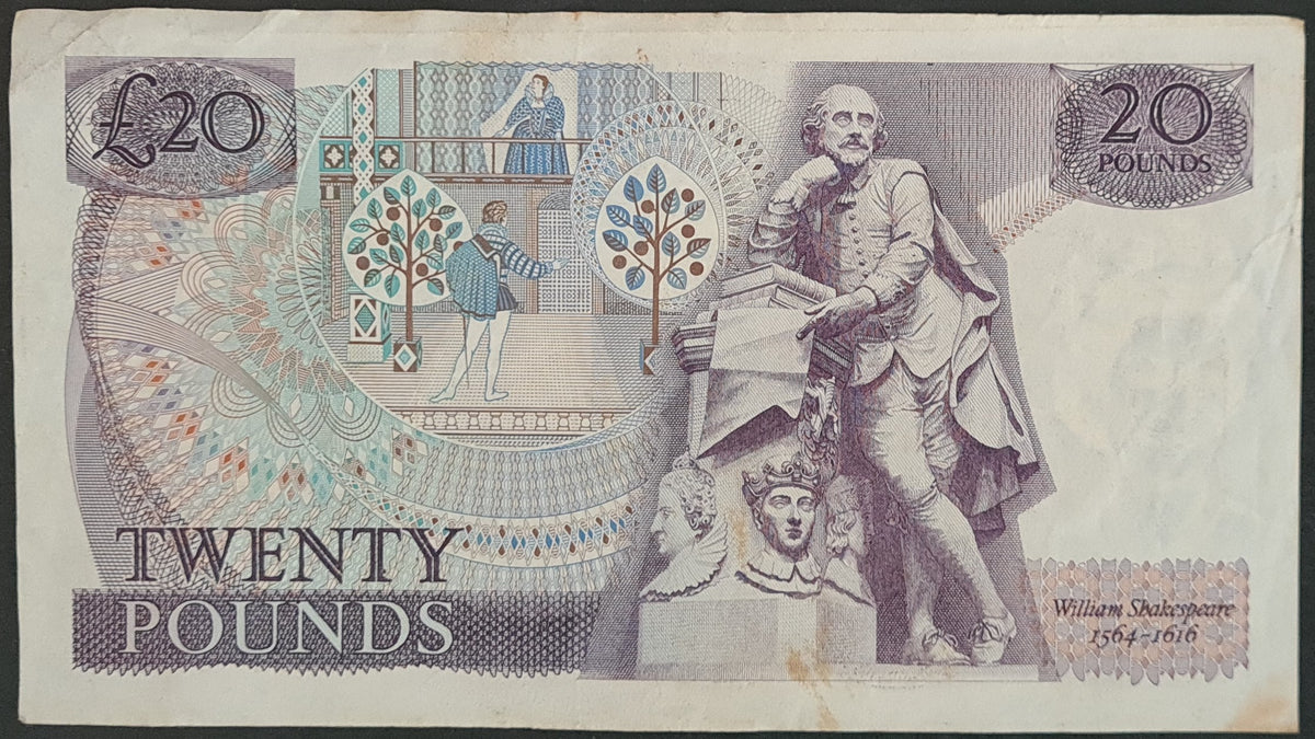 England 20 Pounds Banknote (John Page) – Coinpeeps