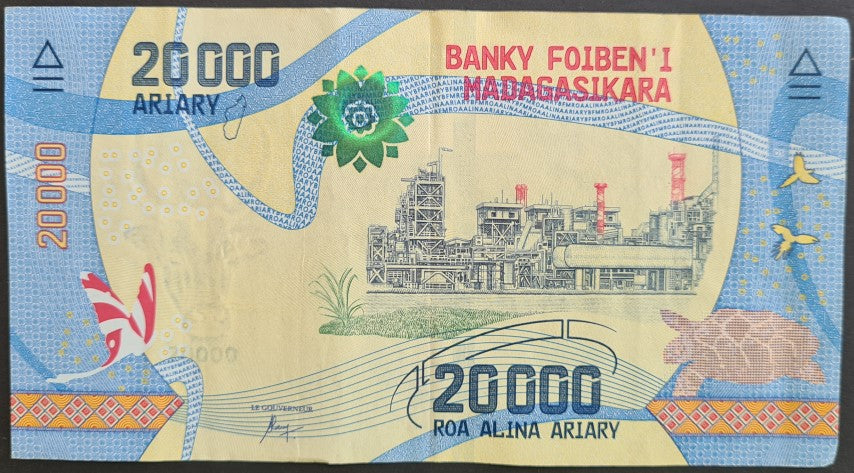 Madagascar 20,000 Ariary Banknote – Coinpeeps